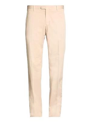 Fedeli Cotton Stretch Tapered Leg Trousers - Beige