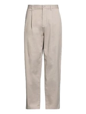 Armani Exchange Cotton Elastane Tapered Leg Pants - Beige