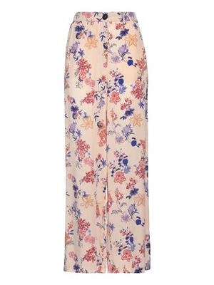 FORTE_FORTE Wide-leg Floral-print Pants - Pink