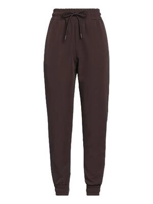 HINNOMINATE Tapered Polyester Blend Pants With Drawstring Waist - Brown