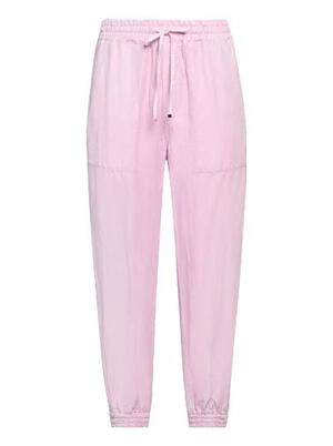 DONDUP Lyocell And Linen Blend Tapered Pants - Purple