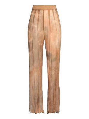Momoni Viscose Tie-dye Straight-leg Pants - Beige