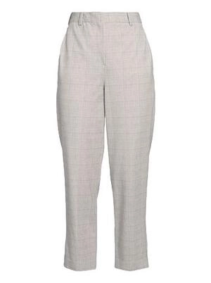 CIRCOLO 1901 Taupe Glen Plaid Jersey Pants - Grey