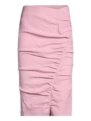 Pinko Midi Skirt With Draped Detailing - Pink