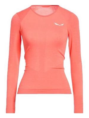 SALEWA Coral Merino Wool And Polyamide Base Layer Long Sleeve T-shirt - Red