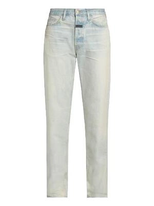 Fear Of God Tapered Cotton Jeans - Blue