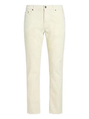 PT TORINO PT Torino Cream Cotton Cashmere Elastane Tapered Jeans