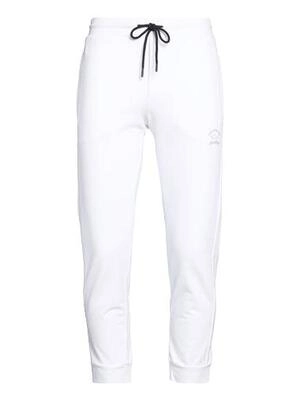 Paul & Shark Cotton, Polyester, Elastane Sweatpants - White