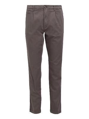 LIU •JO MAN Cotton Elastane Chino Pants - Dark Brown