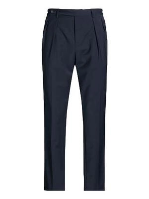 Boglioli Midnight Wool Blend Tailored Pants - Blue