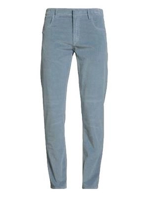 Eleventy Pastel Corduroy Tapered Leg Pants - Blue