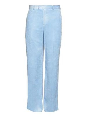 Dior Viscose Corduroy Wide Leg Pants - Blue