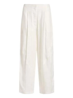 LARDINI Linen Pants - White