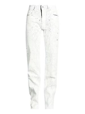 MAISON MARGIELA Straight-leg Coated Jeans - White
