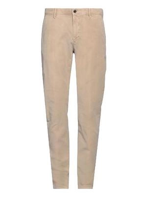 Incotex Cotton Elastane Moleskin Pants - Beige