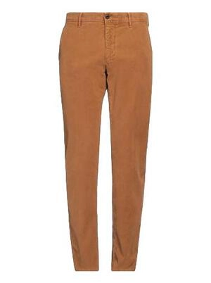 Incotex Cotton Elastane Moleskin Pants - Beige