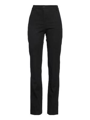 Pinko Straight-leg Gabardine Pants - Black