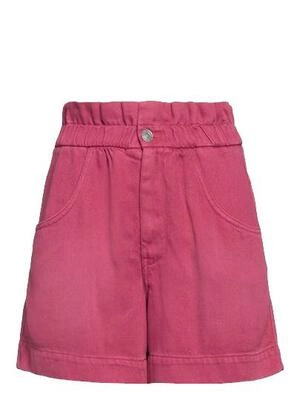 MARANT ETOILE High Waisted Denim Shorts - Purple
