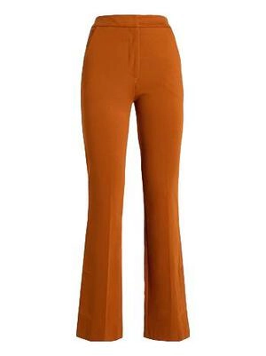 JUCCA JUCCA High-Waisted Bootcut Stretch Trousers Rust