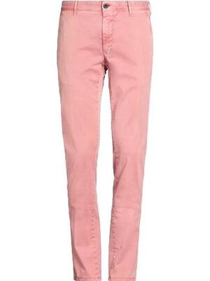 Incotex Antique Rose Cotton Elastane Chino Pants - Pink