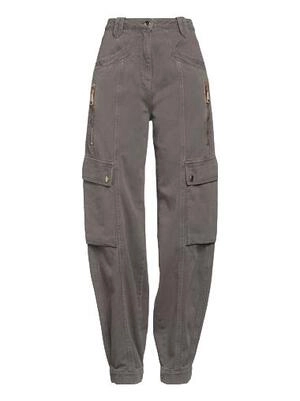 Elisabetta Franchi Khaki Cargo Jeans - Beige