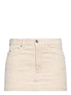 MARANT ETOILE Cotton And Linen Mini Skirt - Beige