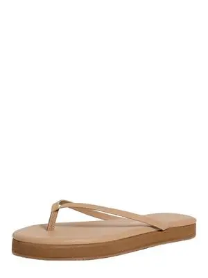 Tkees Platform Lily Leather Sandals - Cocobutter