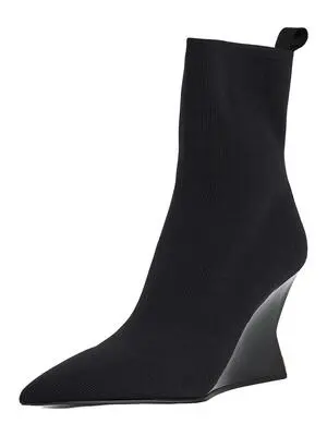 BALMAIN Balmain Knit Wedge Ankle Boots