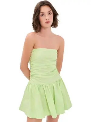 NIA Currant Mini Dress - Lime