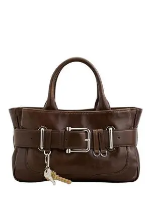 OSOI Brocle Mini Tote Bag - Marrone
