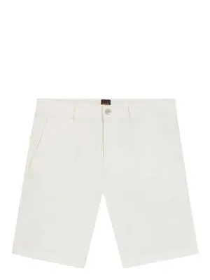 Hugo Boss Slim-fit Chino Shorts - White
