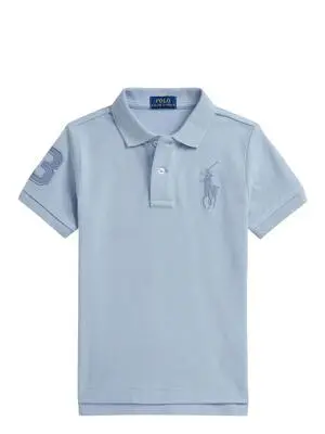 Polo Ralph Lauren Embroidered Logo Polo Shirt - Blue