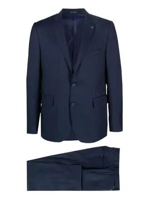 TAGLIATORE Tagliatore Two-Piece Single-Breasted Long-Sleeved Suit