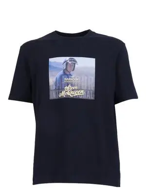 Barbour Photographic-print T-shirt - Black