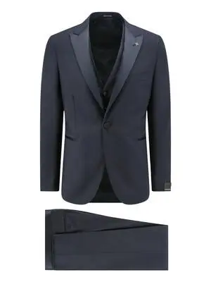 Tagliatore Single-breasted Two-piece Suit Set - Black