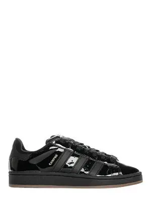 Adidas Campus 00s Black Patent Leather Sneakers - Core Black
