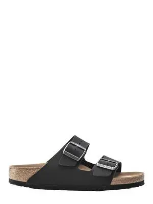 BIRKENSTOCK Arizona Vegan Birkibuc Sandals - Black