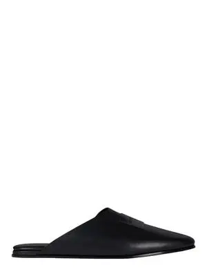 GIVENCHY Givenchy Label Flat Mules In Nappa Leather