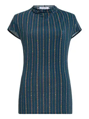 Françoise Nora Jersey Top - Blue