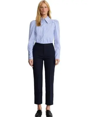 Smythe Cuffed Cropped Straight Leg Pants - Multicolor