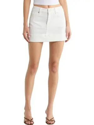 FADE OUT LOUD Fade Out Loud Alex Cuffed Selvedge Mini Skirt