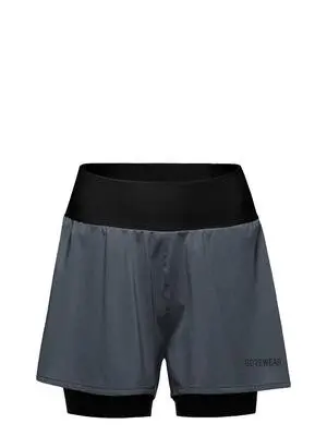 GOREWEAR GOREWEAR Concurve 3in 2-in-1 Running Shorts Lab Graphite/black