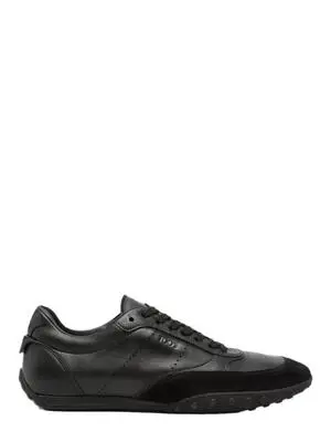 TOD'S Logo-embossed Panelled Sneakers - Black