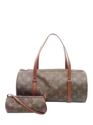 LOUIS VUITTON Monogram Papillon 26 Handbag - Brown
