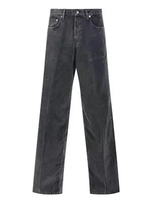 HAIKURE Sibilla Faded-effect Wide-leg Jeans - Grey