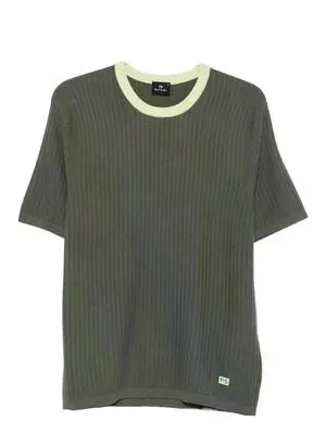 Paul Smith Ribbed-knit T-shirt - Green