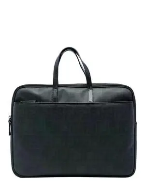Fendi Zucca Spalmati Business Bag - Black