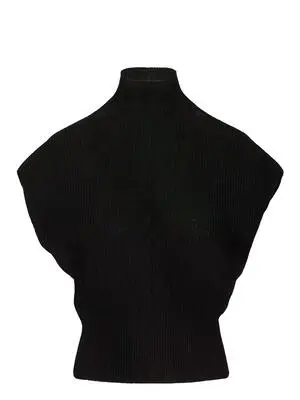 RICK OWENS Rick Owens Sleeveless Turtleneck Sweater