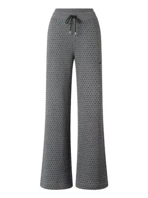 Pinko Rhinestone Embellished Track Pants - Grey