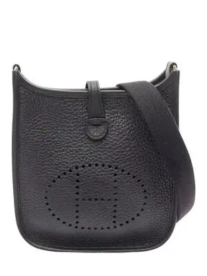 Hermès Clemence Evelyne Amazone 16 Crossbody Bag - Black